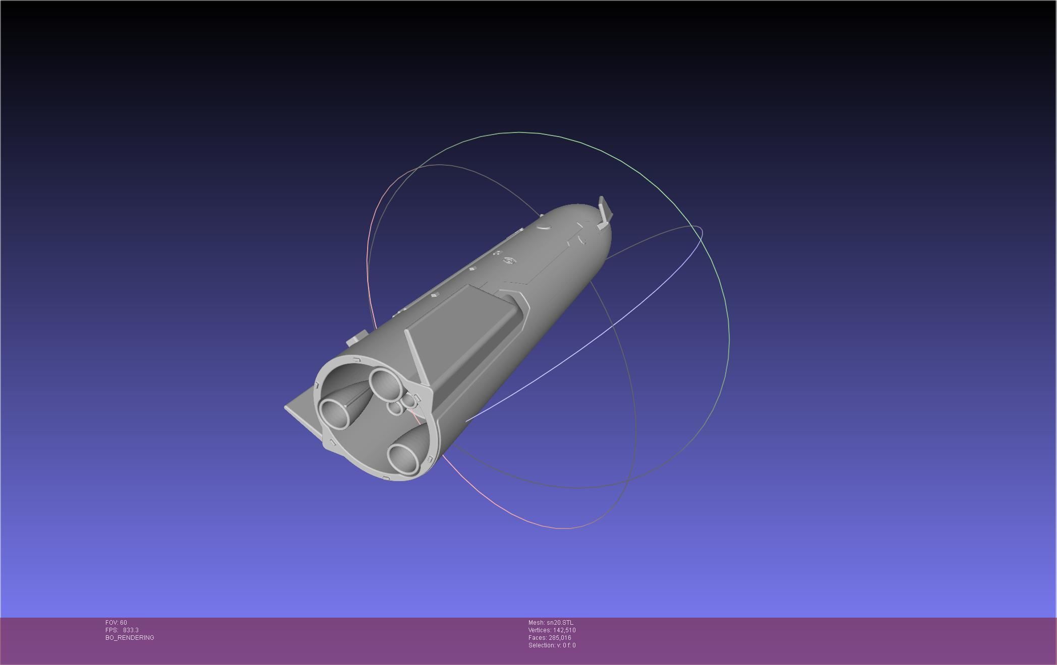 Space X Starship SN20 Orbital Prototype Printable Model 3D model 3D ...