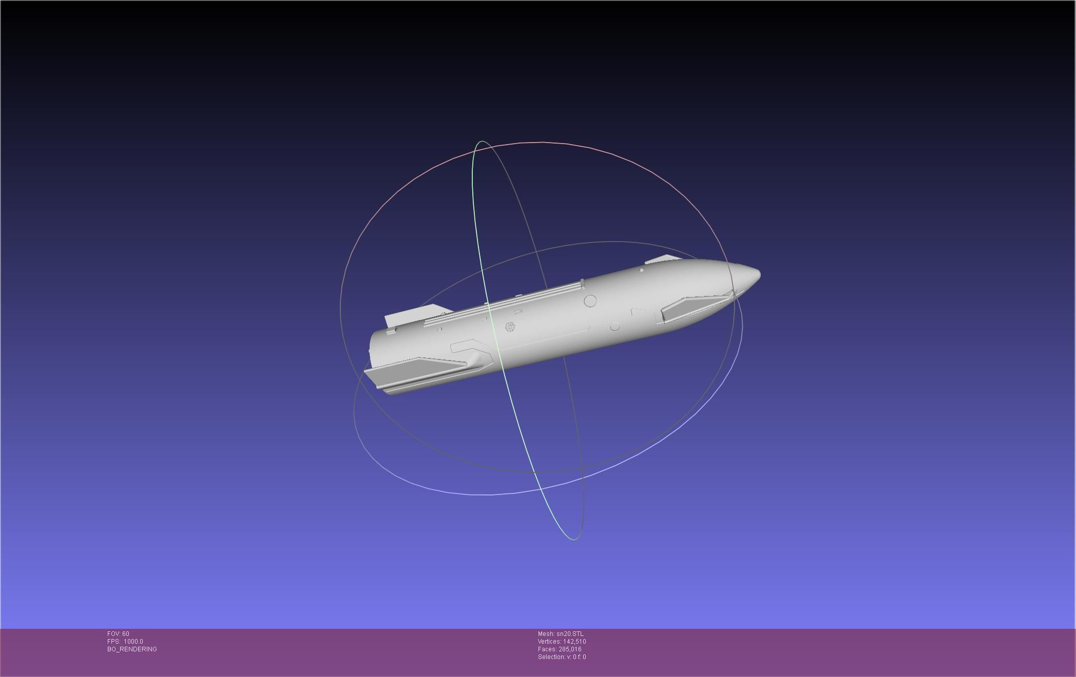 Space X Starship SN20 Orbital Prototype Printable Model 3D model 3D ...