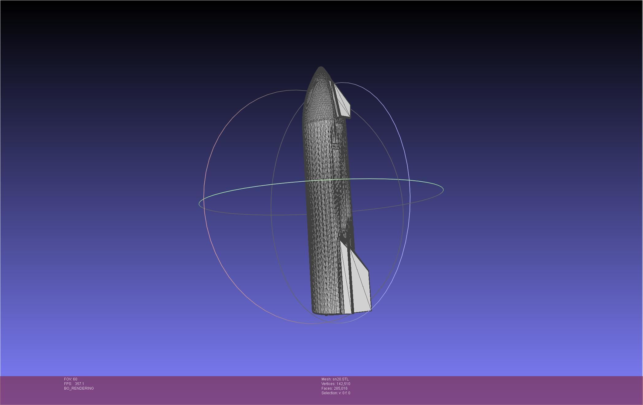 Space X Starship SN20 Orbital Prototype Printable Model 3D model 3D ...
