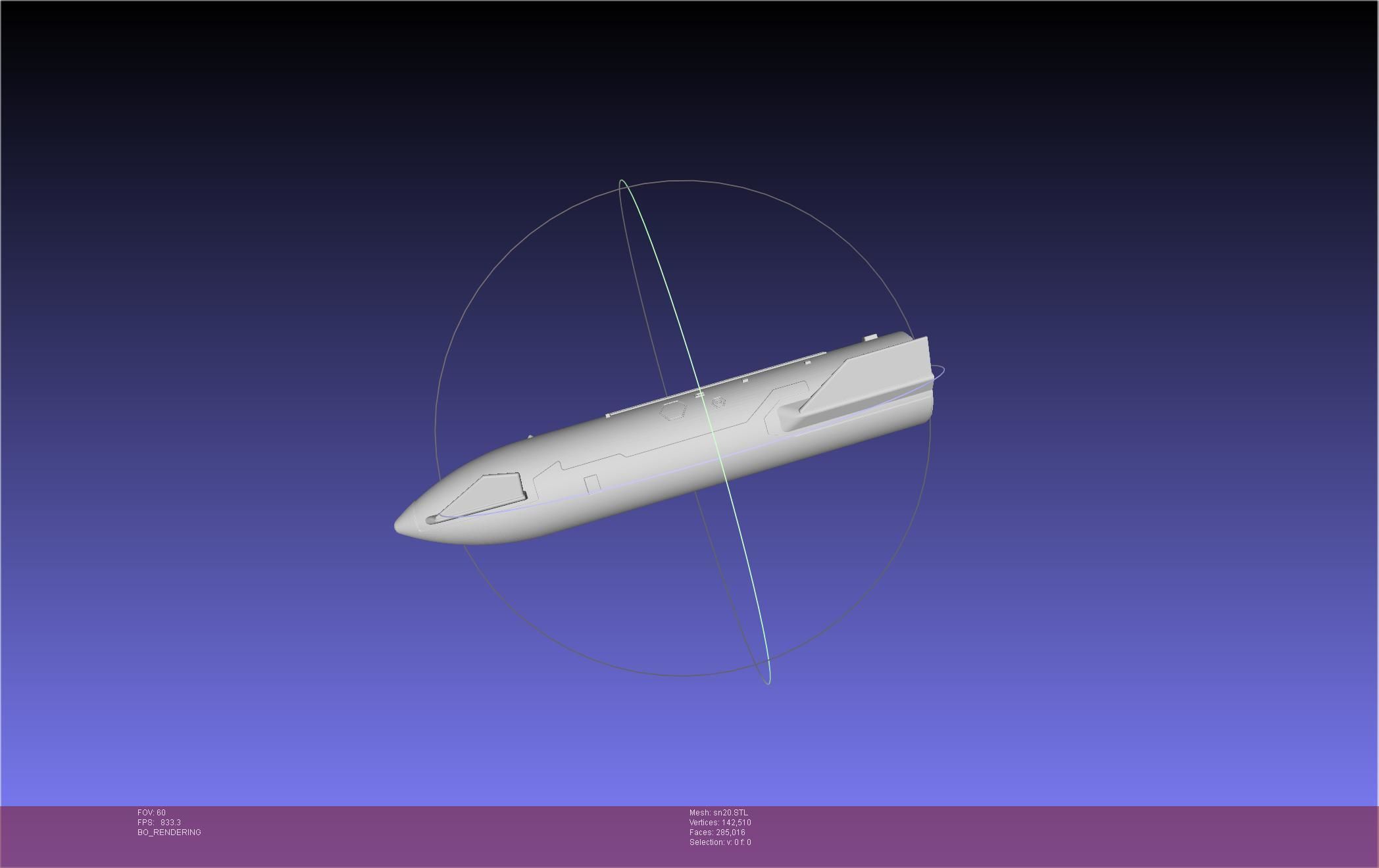 Space X Starship SN20 Orbital Prototype Printable Model 3D model 3D ...