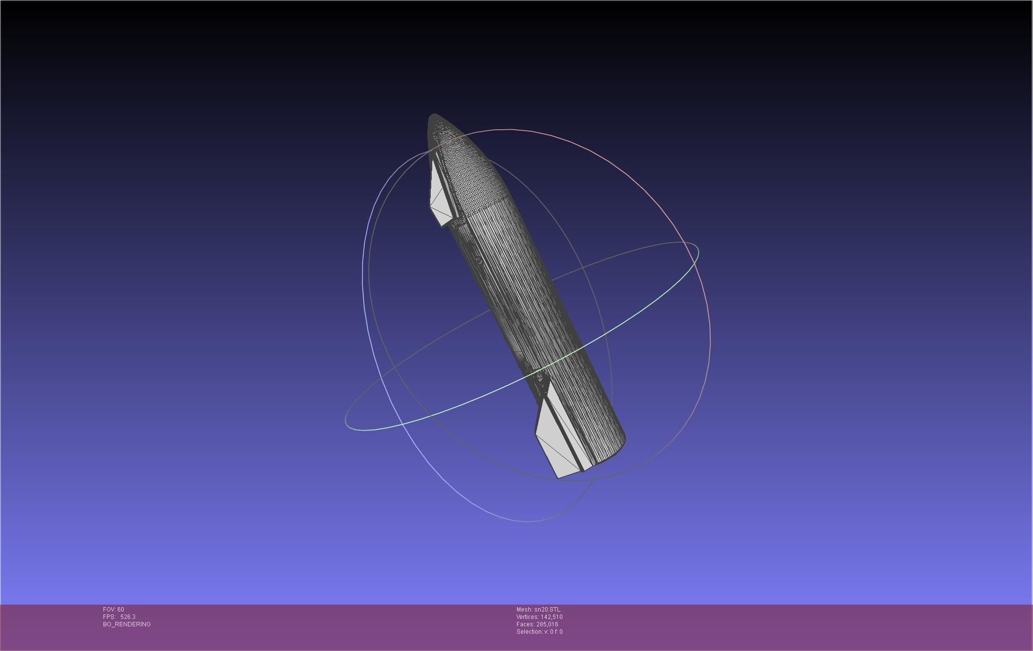 Space X Starship SN20 Orbital Prototype Printable Model 3D model 3D ...