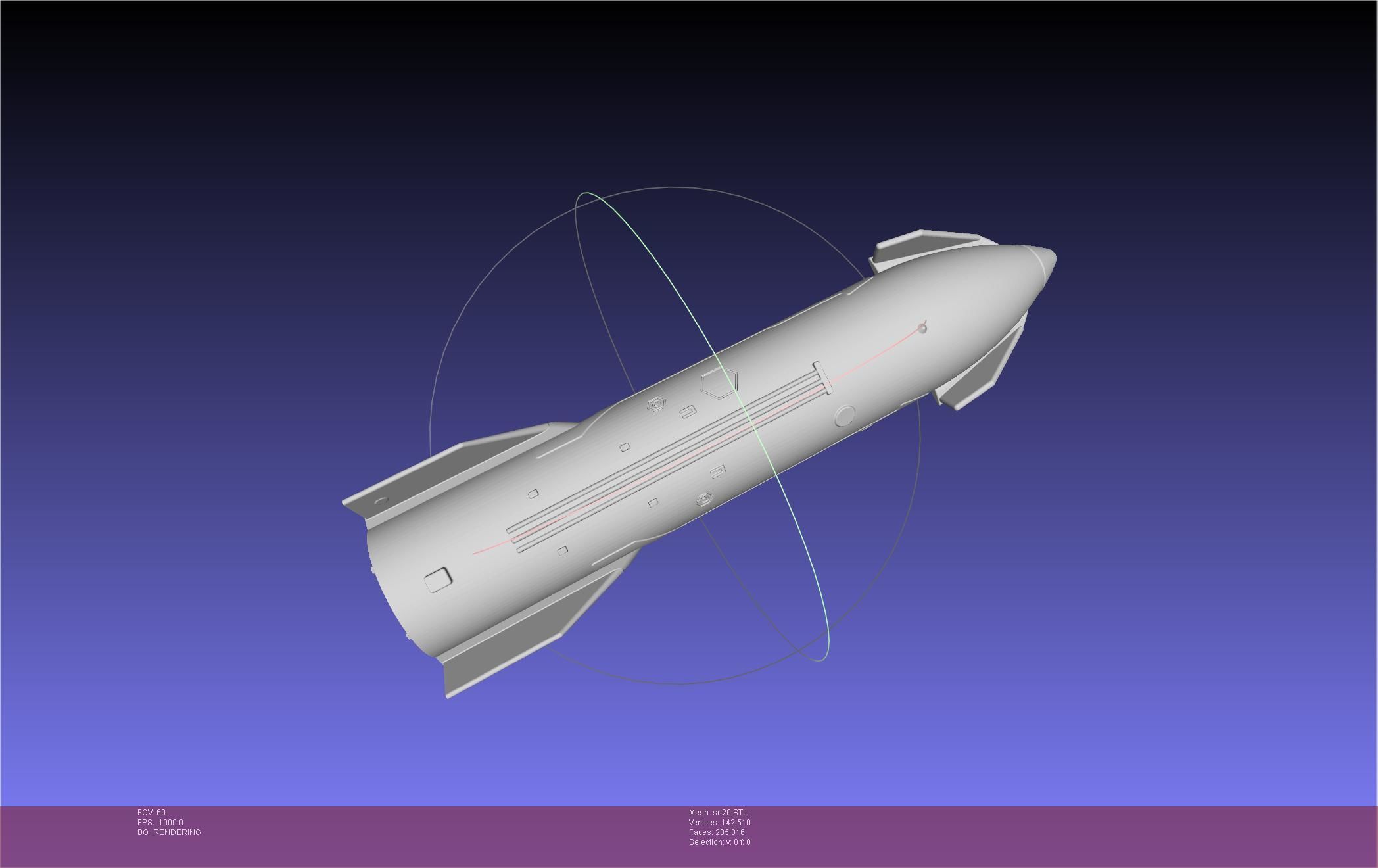 Space X Starship SN20 Orbital Prototype Printable Model 3D model 3D ...