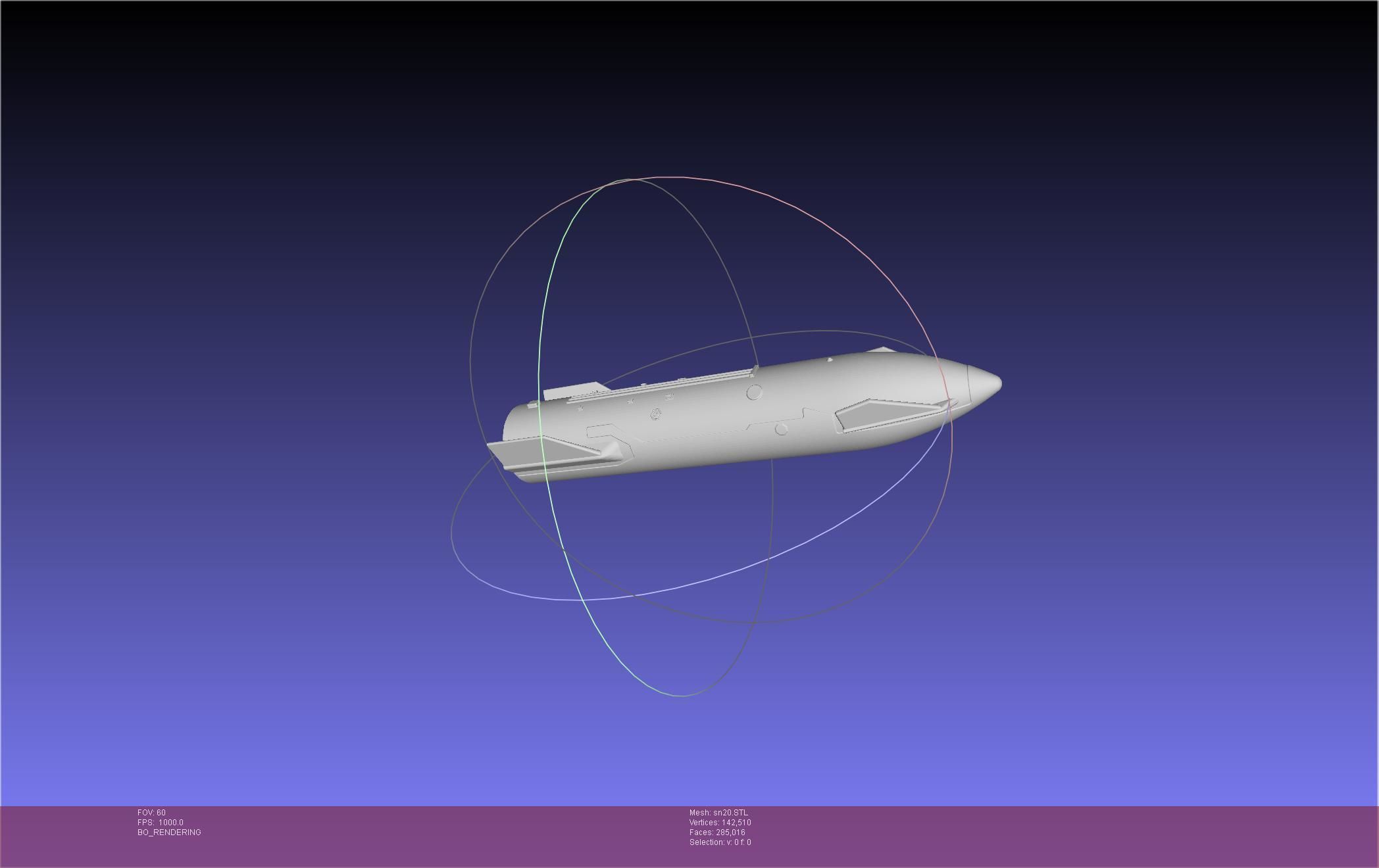 Space X Starship SN20 Orbital Prototype Printable Model 3D model 3D ...