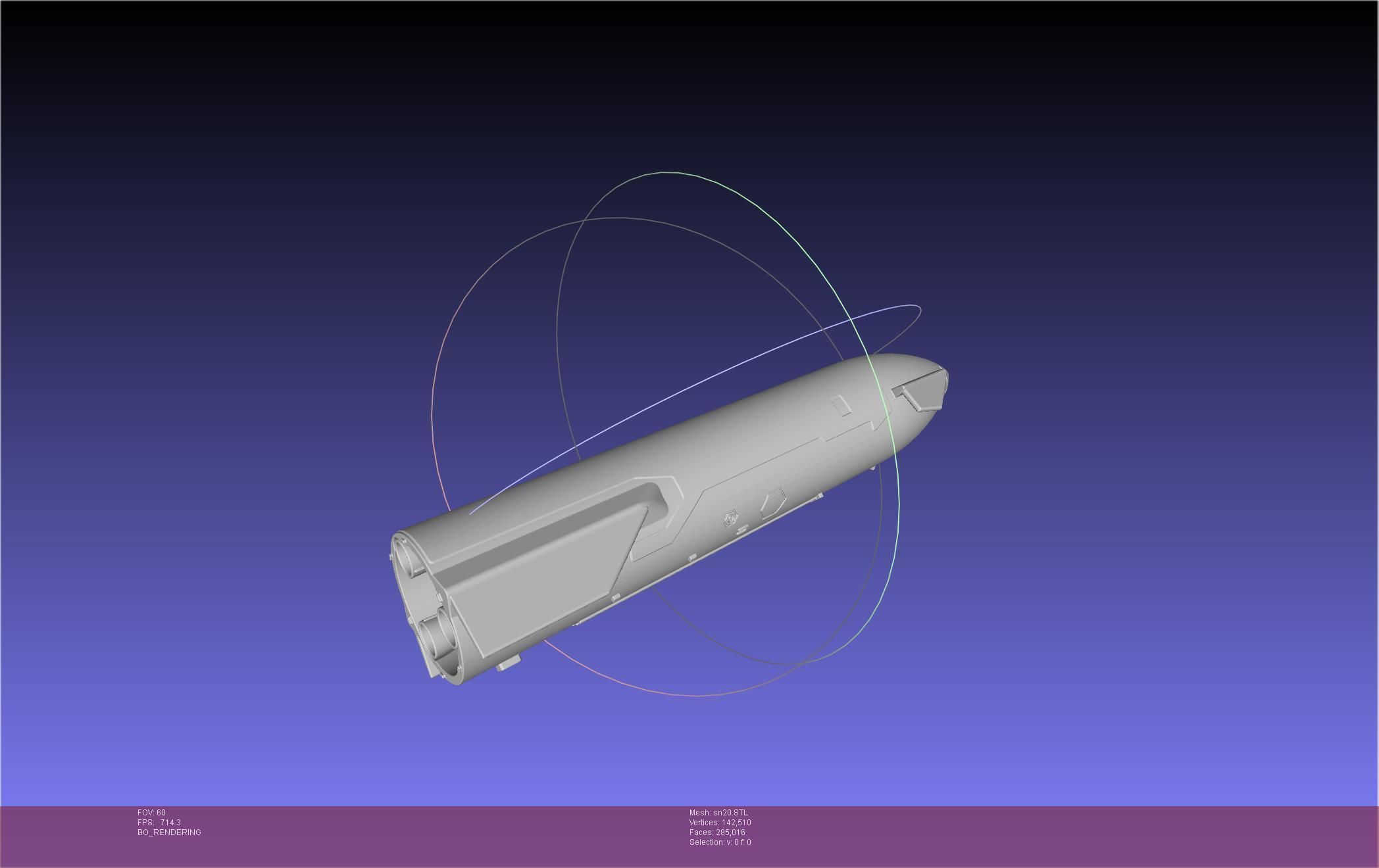 Space X Starship SN20 Orbital Prototype Printable Model 3D model 3D ...