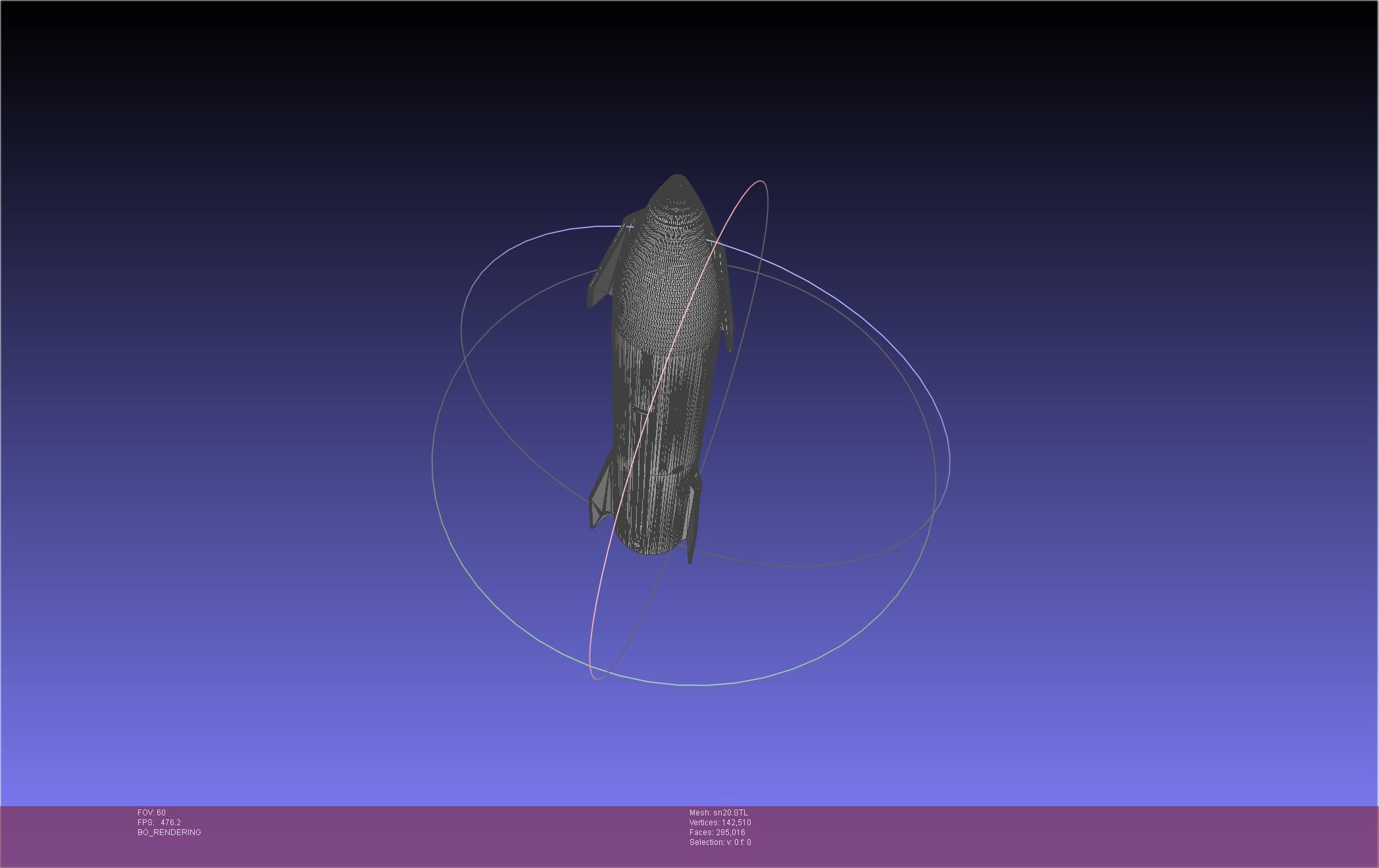 Space X Starship SN20 Orbital Prototype Printable Model 3D model 3D ...
