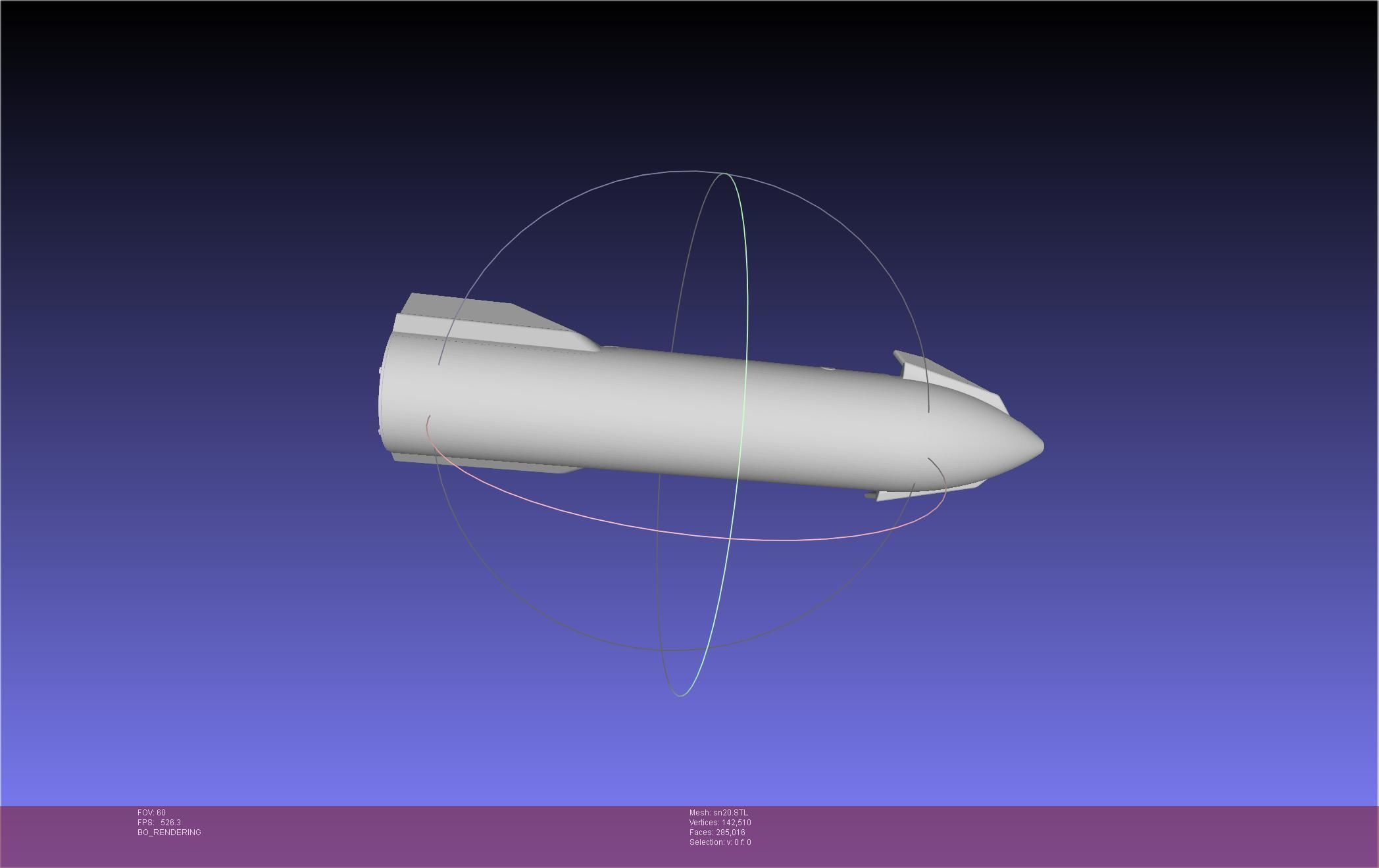 Space X Starship SN20 Orbital Prototype Printable Model 3D model 3D ...