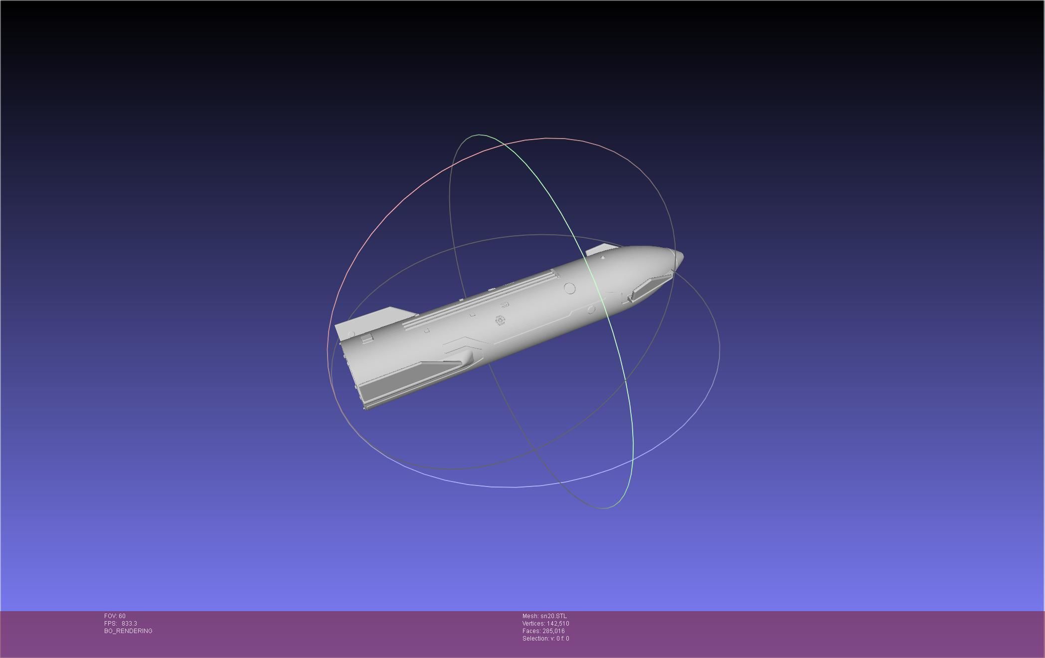 Space X Starship SN20 Orbital Prototype Printable Model 3D model 3D ...
