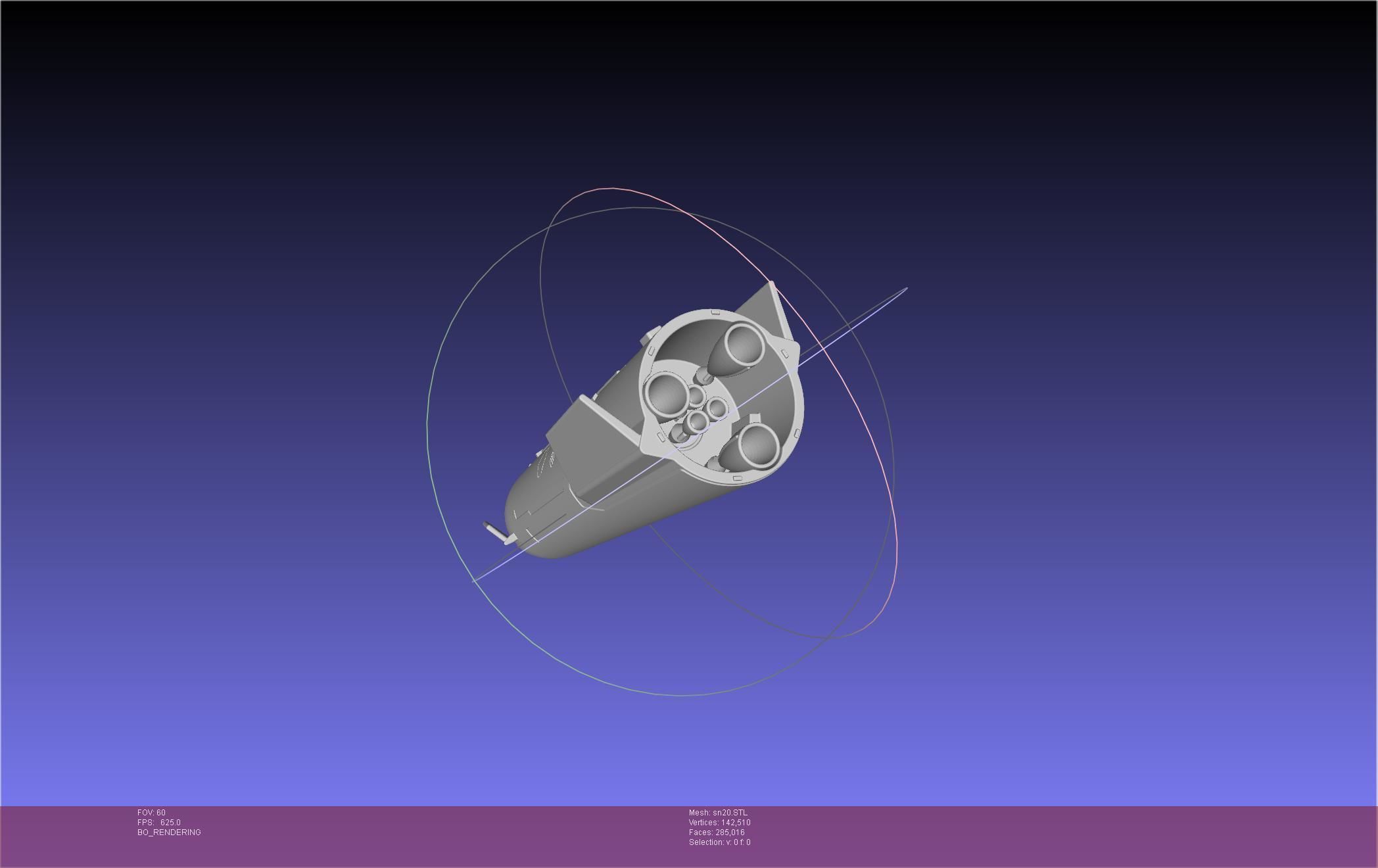 Space X Starship SN20 Orbital Prototype Printable Model 3D model 3D ...