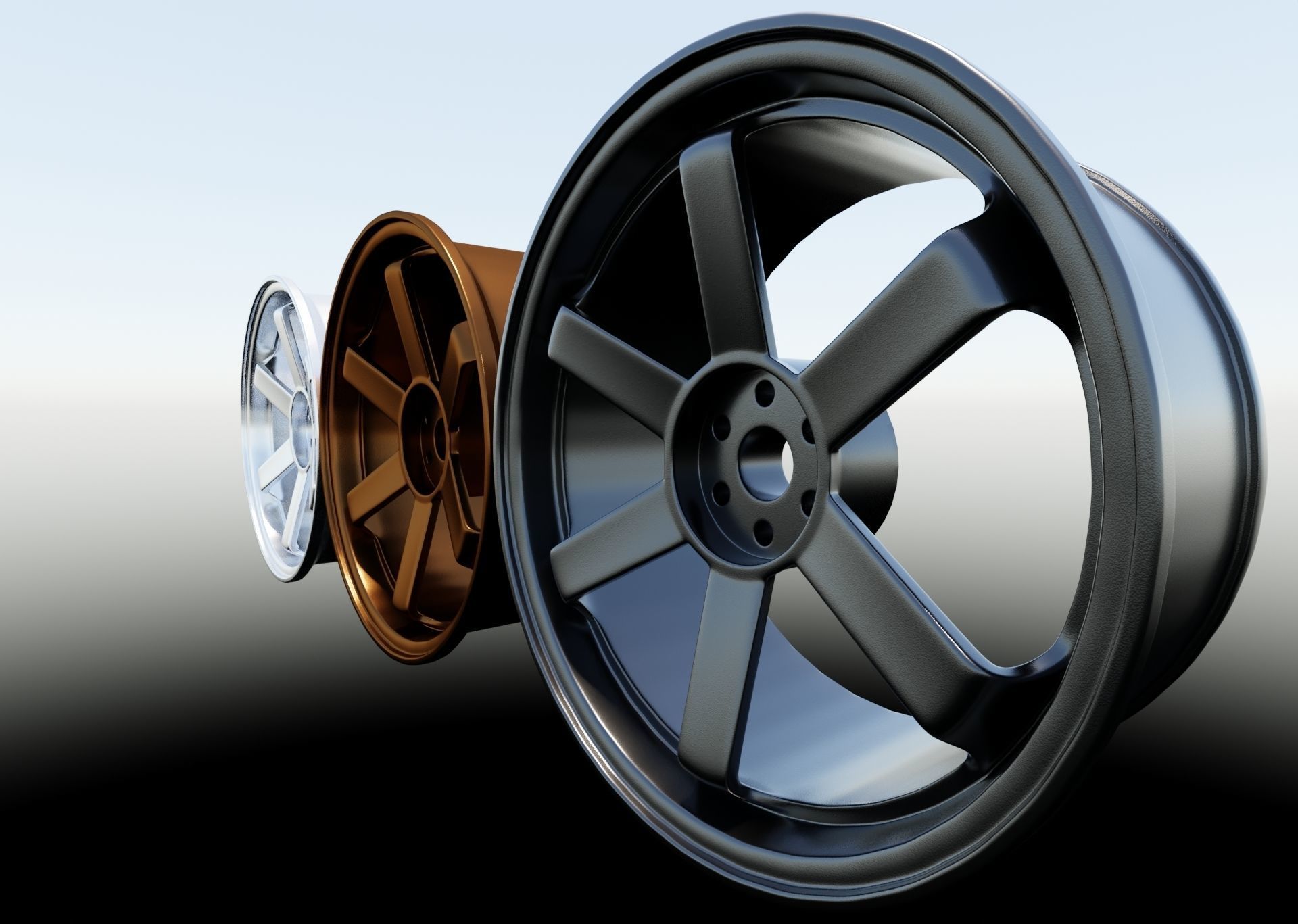 3D model of modern rim car wheel 3D model | CGTrader