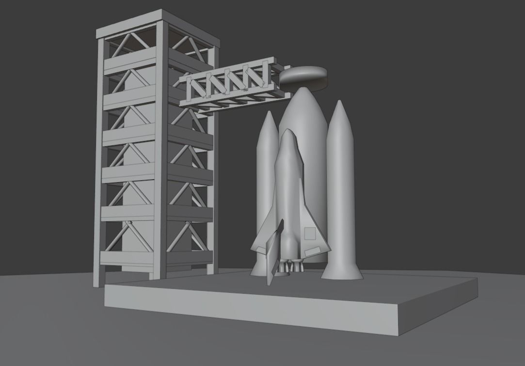 3D model Space shuttle VR / AR / low-poly | CGTrader