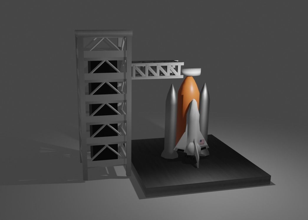 3D model Space shuttle VR / AR / low-poly | CGTrader