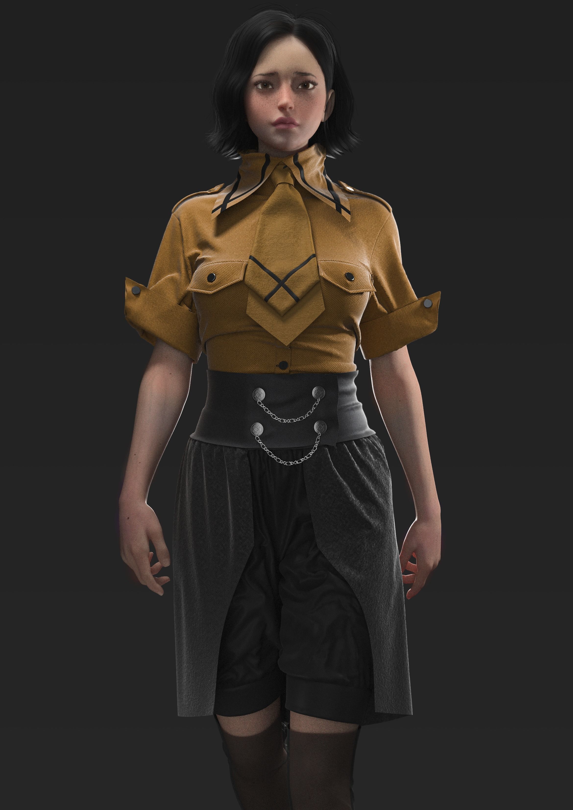 Female Outfit 3D model | CGTrader