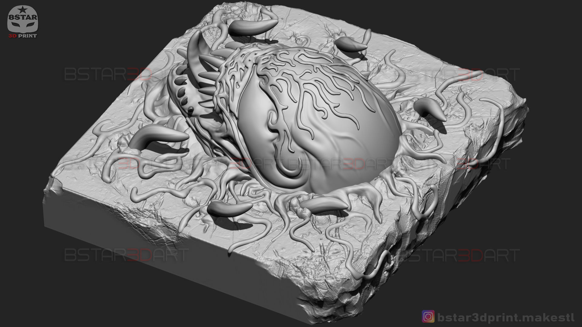 Venom Carnage - Frame Decor - Venom movie 2021 - Marvel Comics 3D model ...