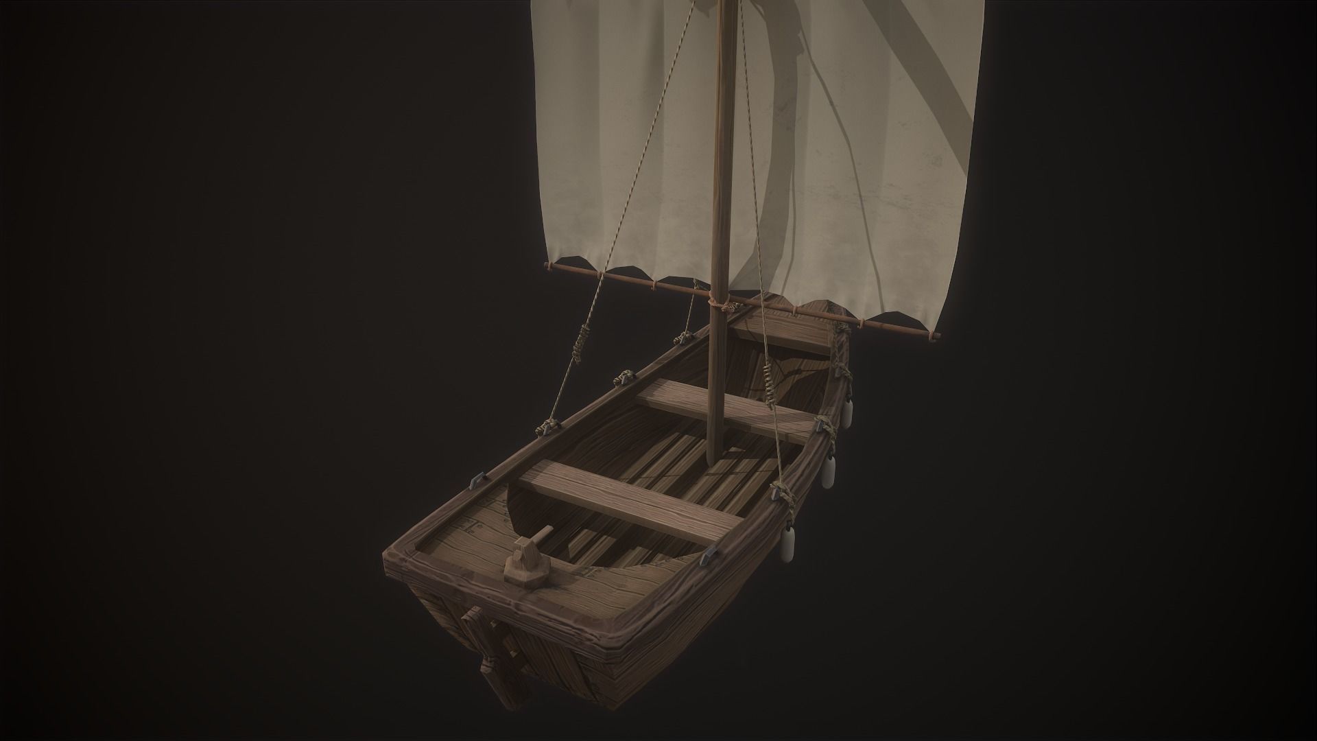 3D model Stylized Boat VR / AR / low-poly | CGTrader