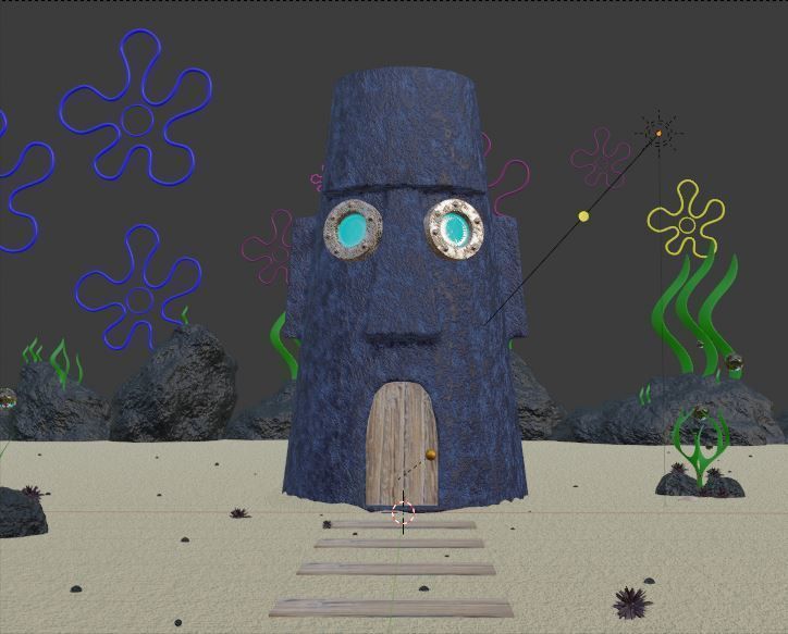Spongebobs neighborhood 3D model | CGTrader