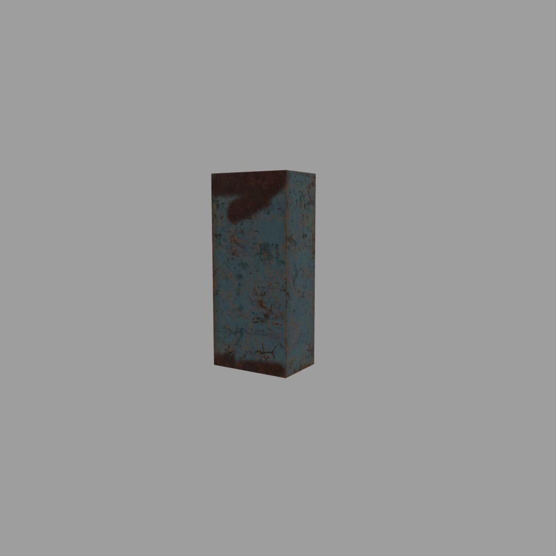 Rusty locker free VR / AR / low-poly 3D model rigged | CGTrader
