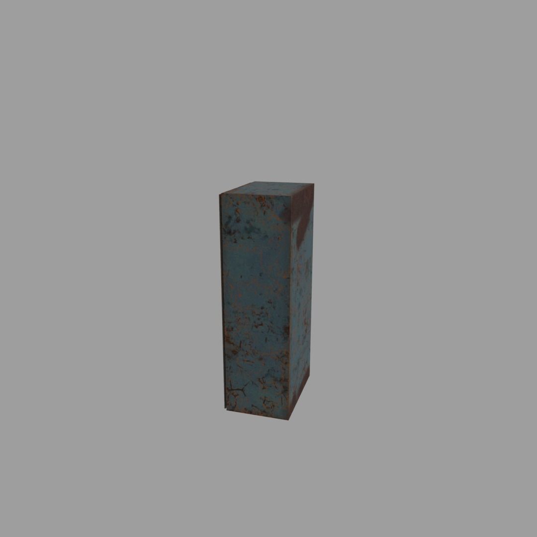 Rusty locker free VR / AR / low-poly 3D model rigged | CGTrader