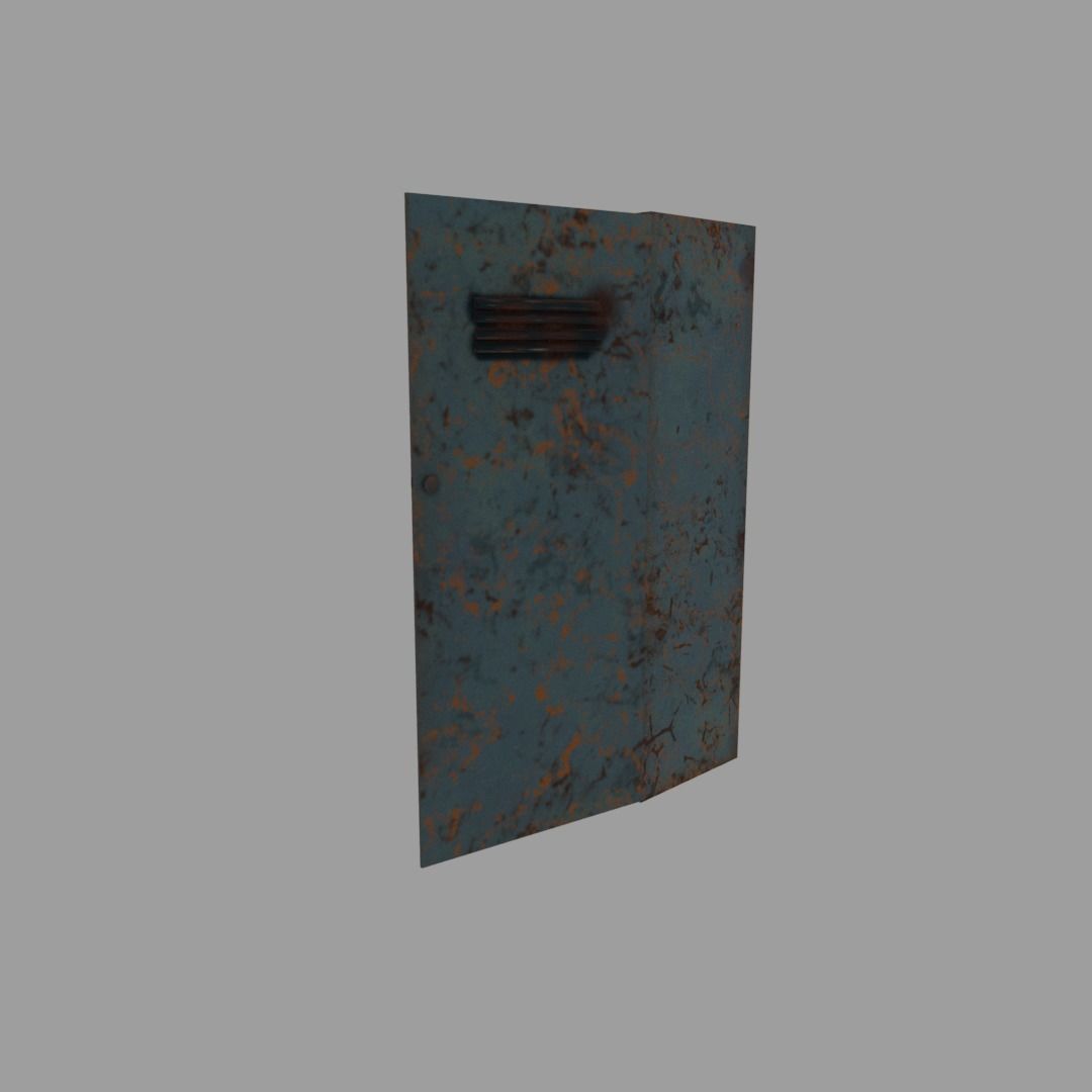 Rusty locker free VR / AR / low-poly 3D model rigged | CGTrader