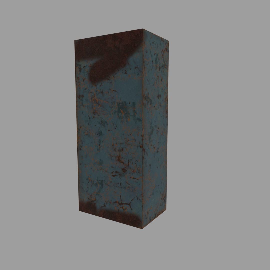 Rusty locker free VR / AR / low-poly 3D model rigged | CGTrader