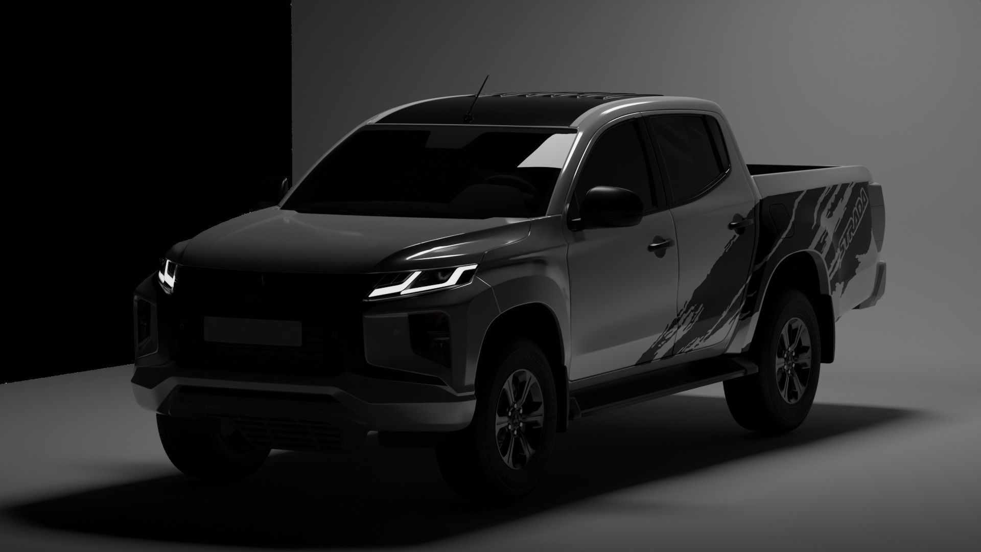 2021 MITSUBISHI STRADA ATHLETE 3D MODEL BLENDER free 3D model | CGTrader