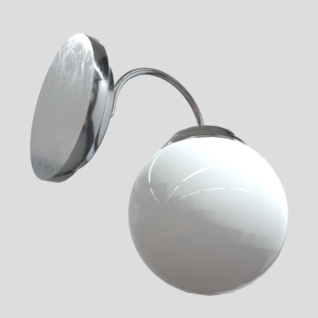 CC0 - Wall Lamp free VR / AR / low-poly 3D model | CGTrader