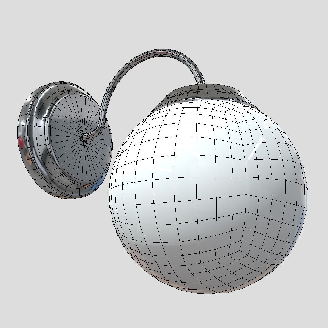 CC0 - Wall Lamp free VR / AR / low-poly 3D model | CGTrader