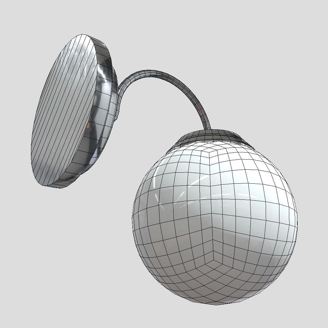 CC0 - Wall Lamp free VR / AR / low-poly 3D model | CGTrader