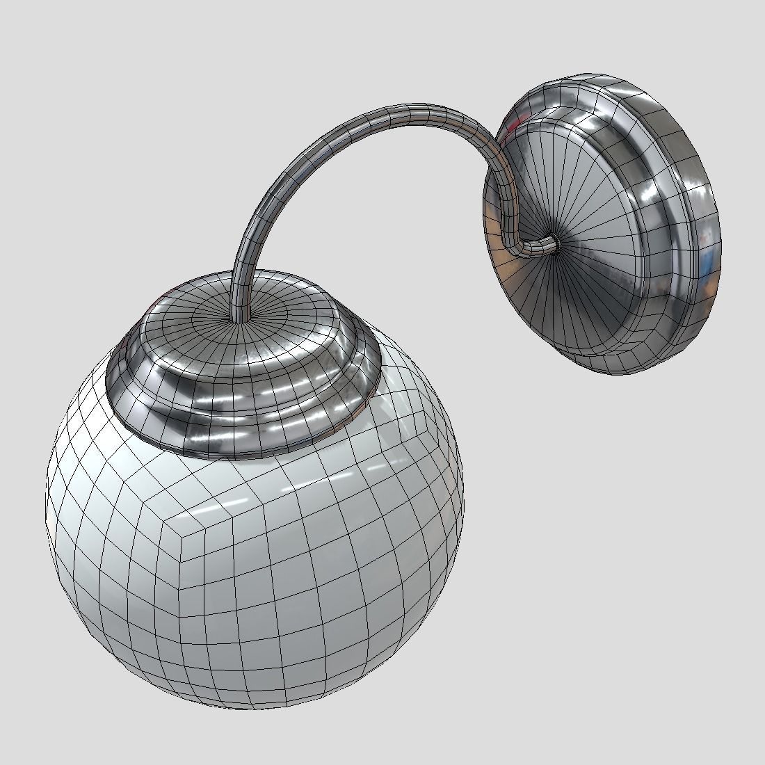CC0 - Wall Lamp free VR / AR / low-poly 3D model | CGTrader