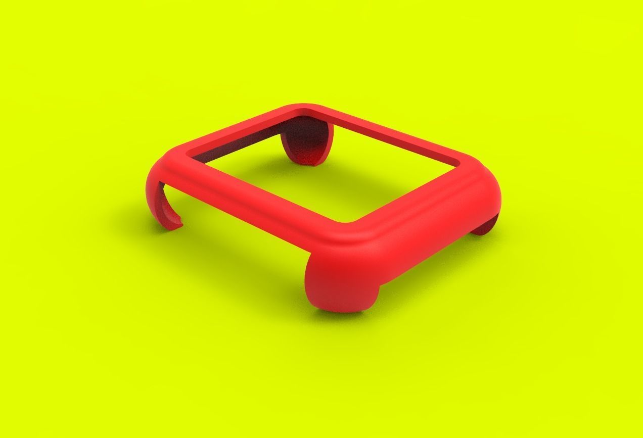 40 mm apple watch case cover plain 3D model 3D printable | CGTrader