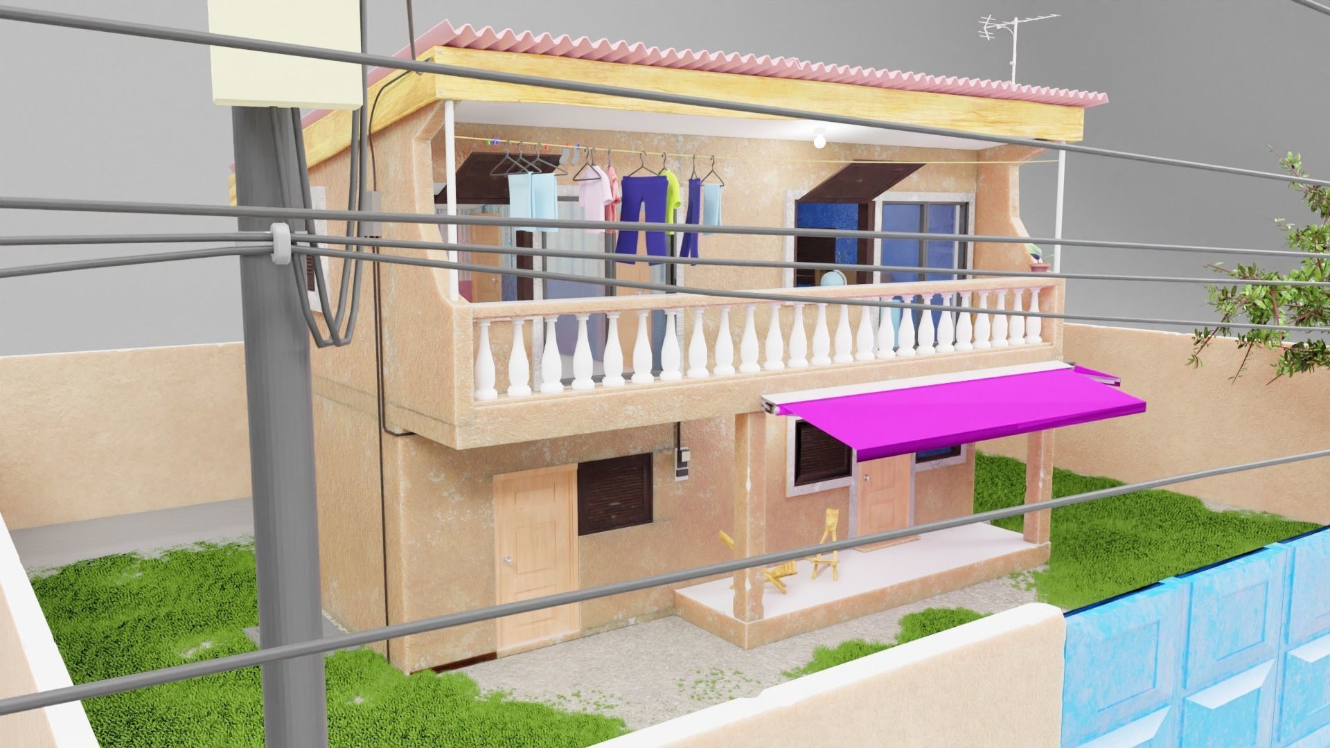 maison rural 3D model | CGTrader