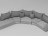 NATUZZI ITALIA Dominio Sofa 3D model | CGTrader