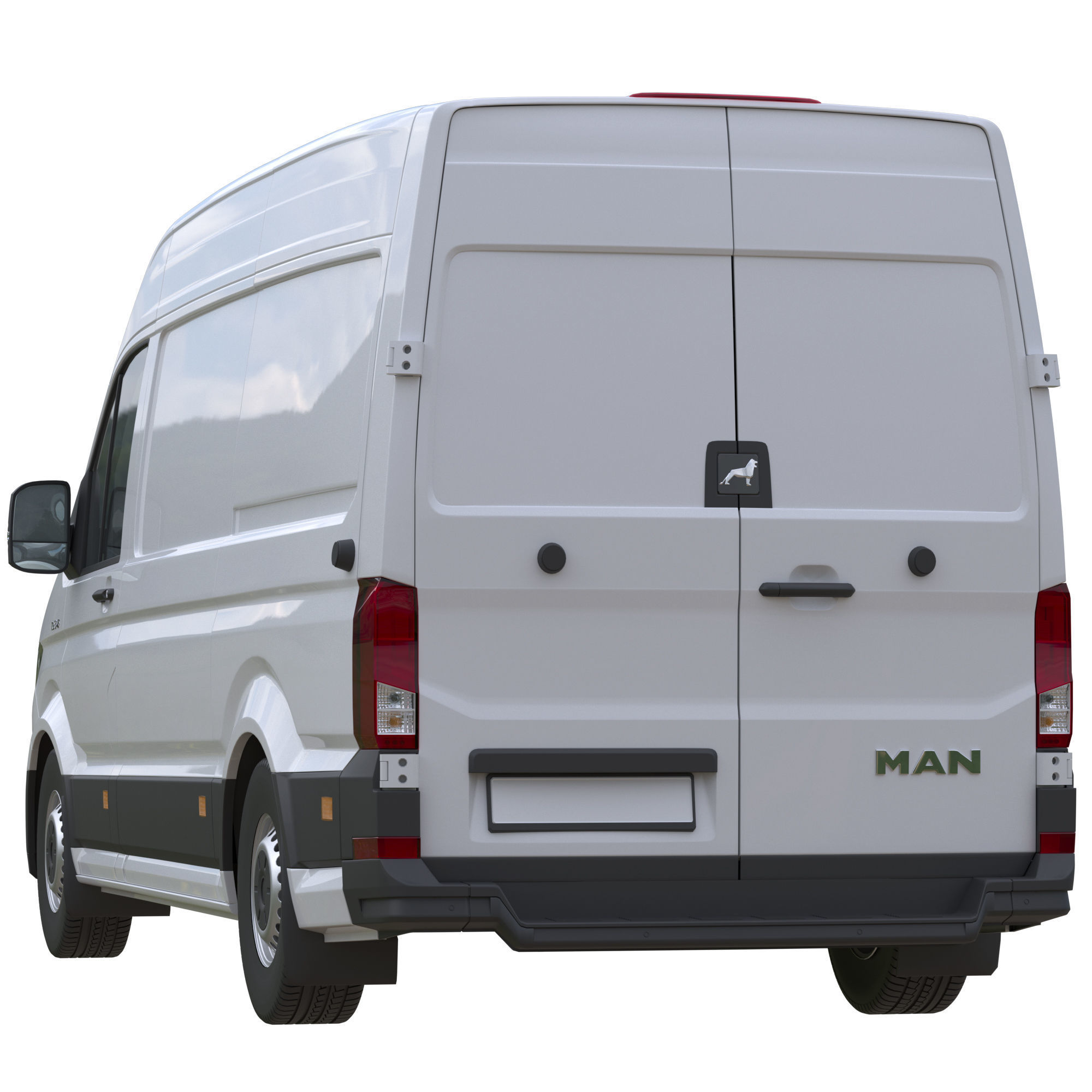MAN TGE Panel Van 3D model | CGTrader