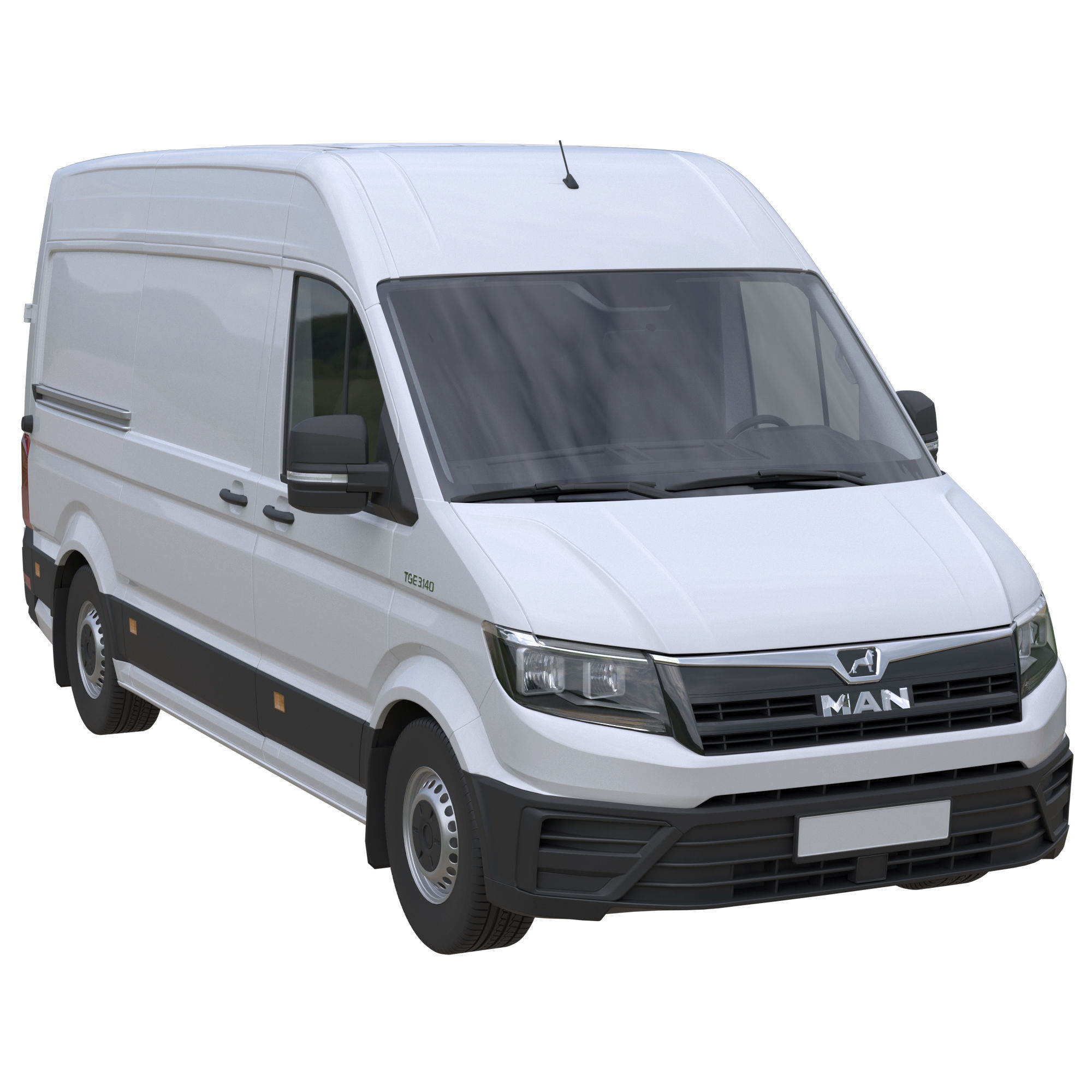 MAN TGE Panel Van 3D model | CGTrader
