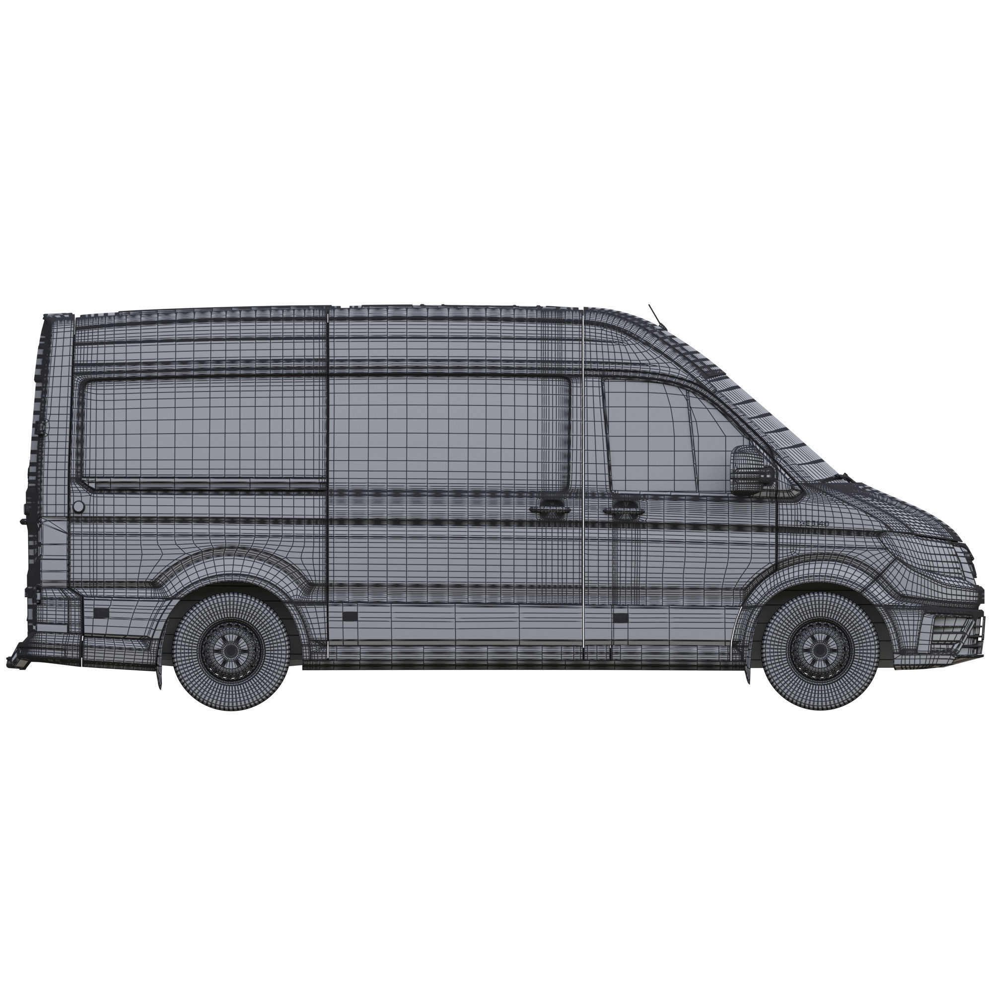 MAN TGE Panel Van 3D model | CGTrader