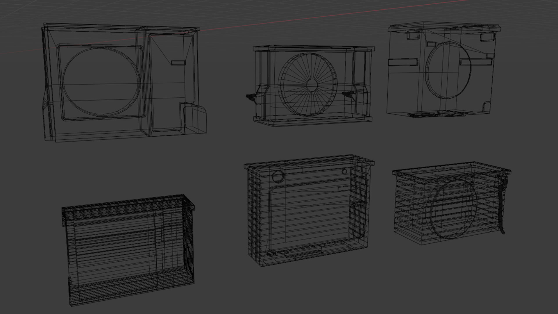 Air Conditioner Asset pack free 3D model | CGTrader