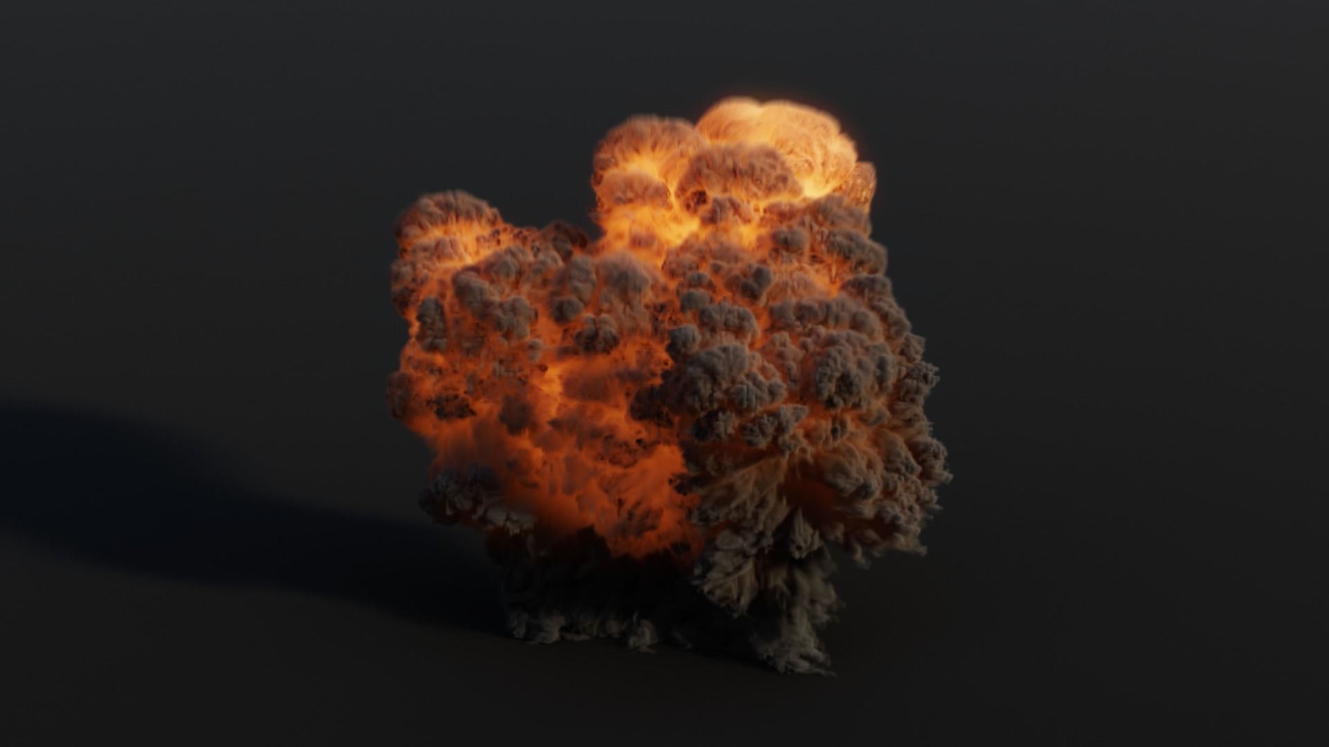 Explosion - animated 3D model animated | CGTrader