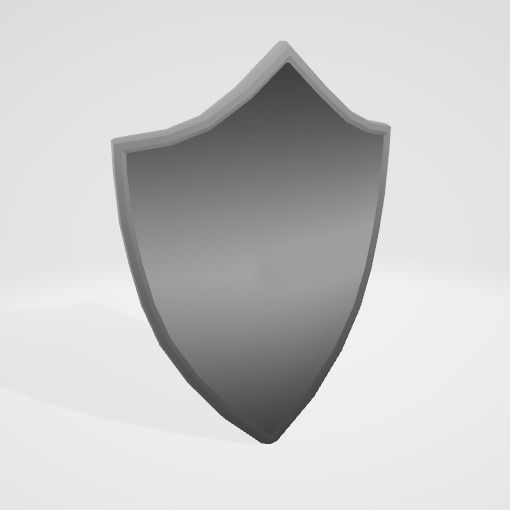 Low poly sheild shield free 3D model | CGTrader