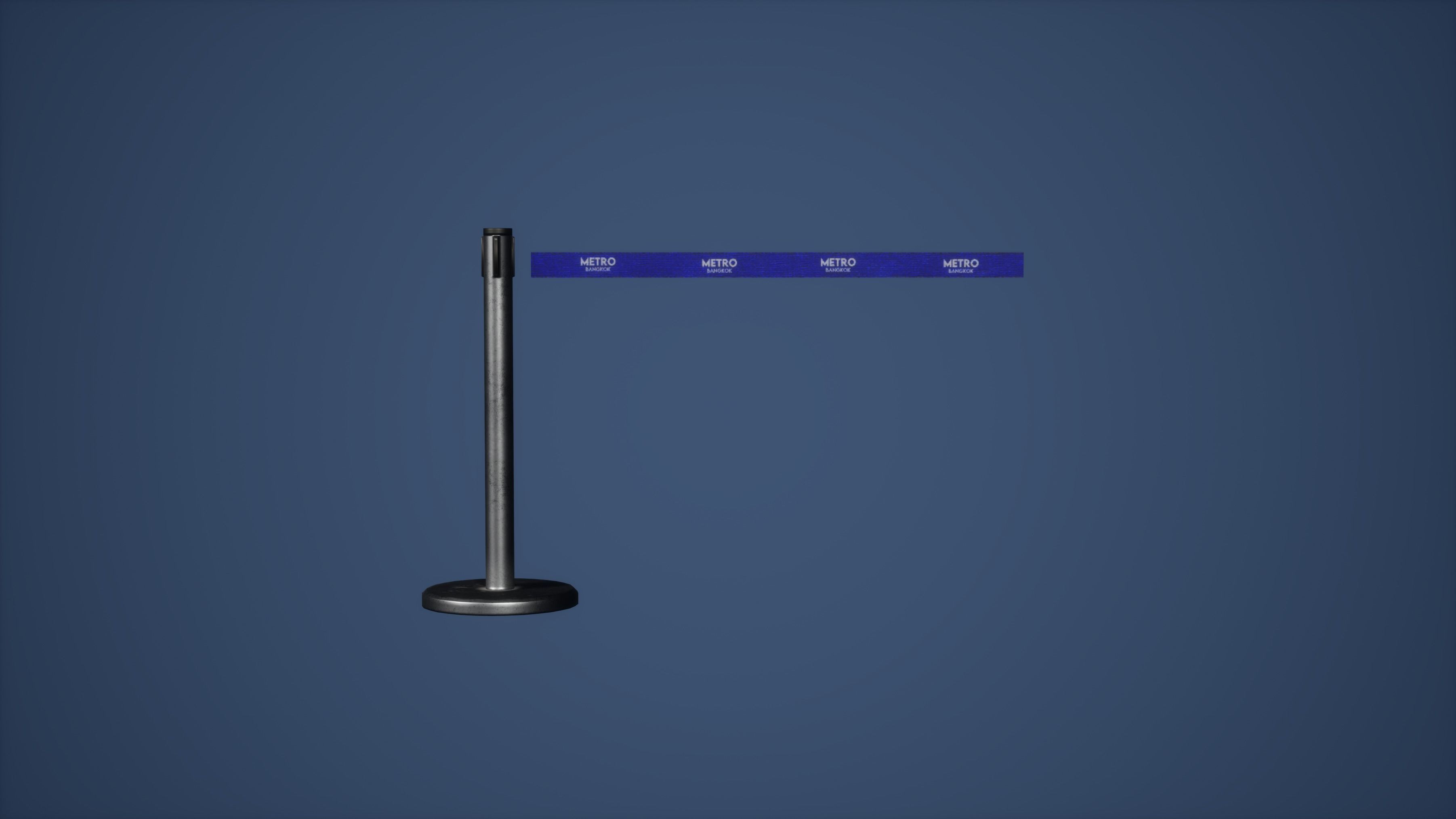 3D model Barrier and Label Game Ready VR / AR / low-poly | CGTrader