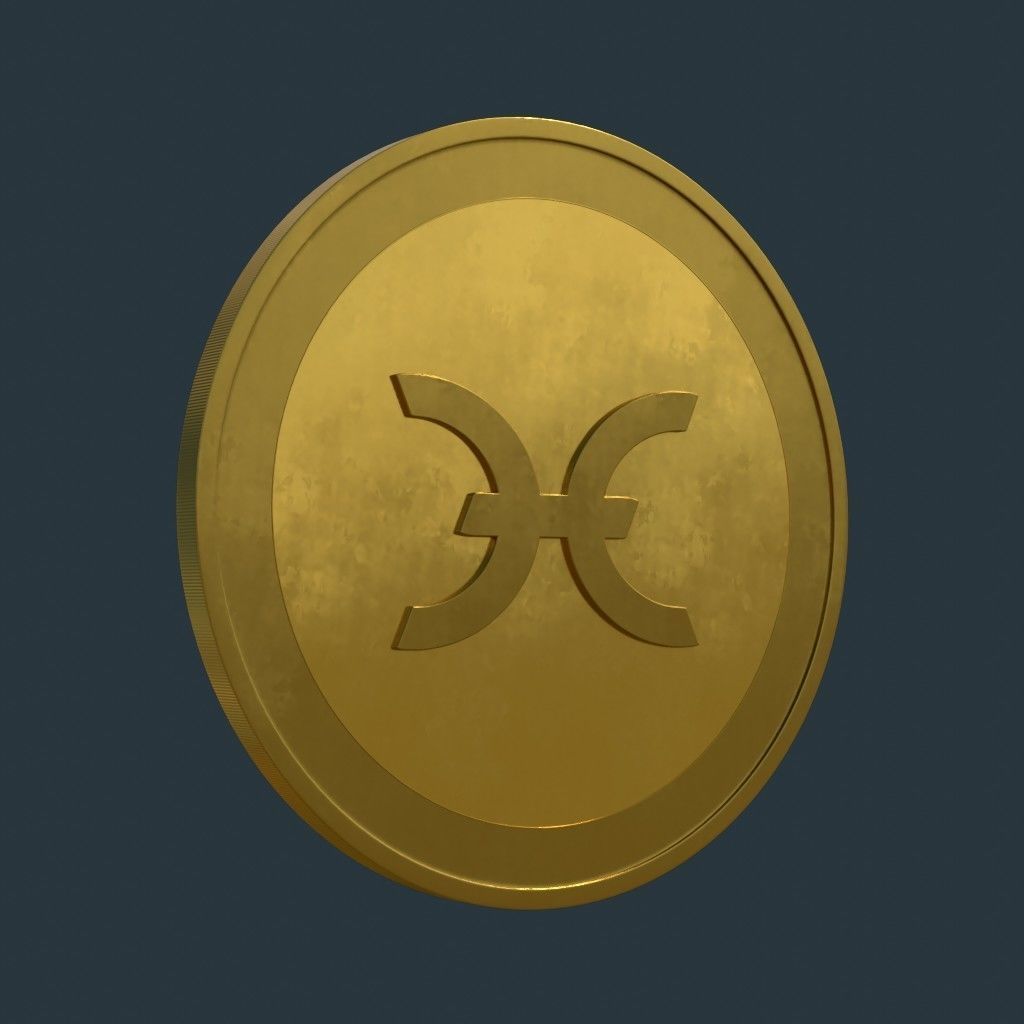 Holo HOT - Cryptocurrency Coin 3D model | CGTrader