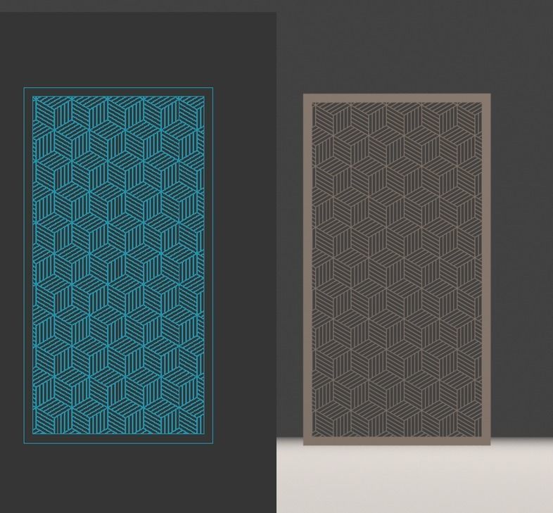 cubic pattern 3D model | CGTrader