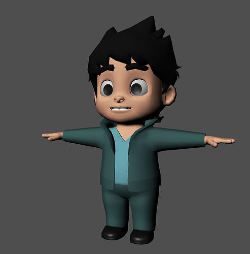 3D model 3d kid cartoon character VR / AR / low-poly | CGTrader