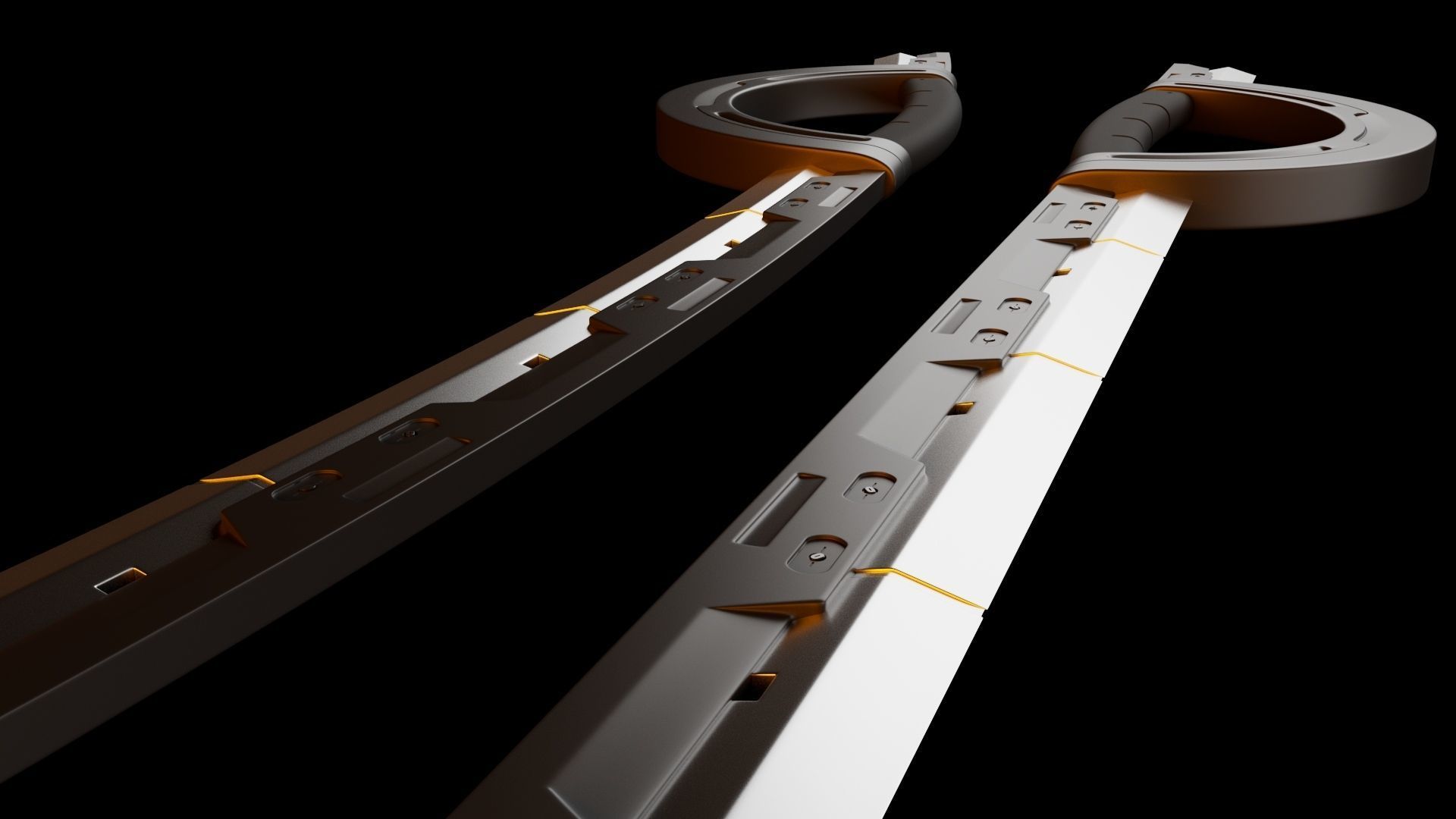 Sci-fi Blade 3D model | CGTrader