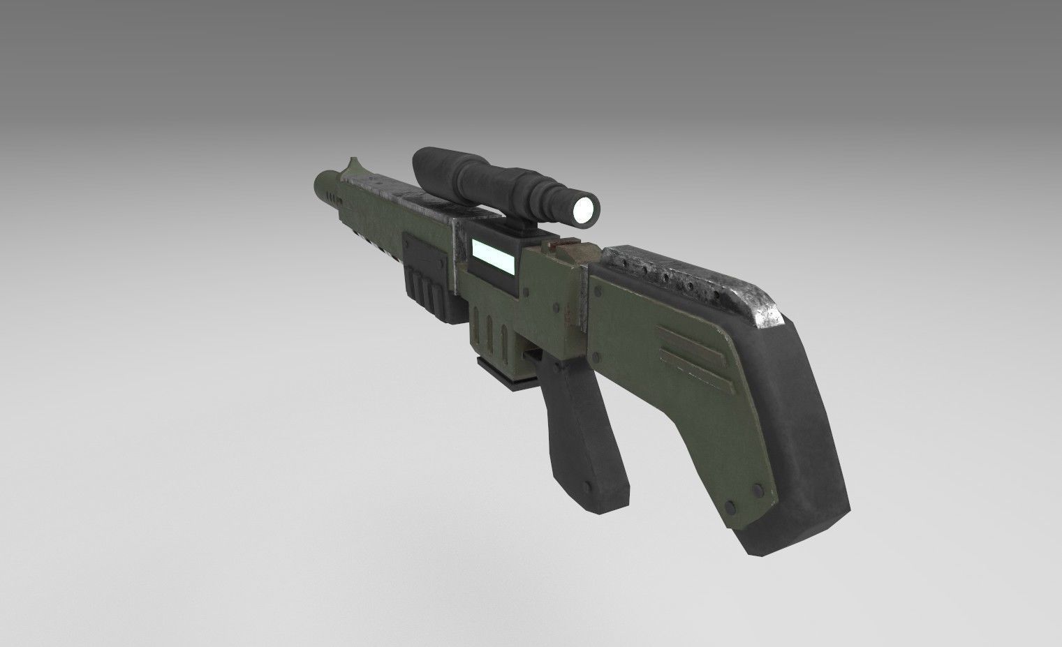 3D model Lasergun halo rifle VR / AR / low-poly | CGTrader