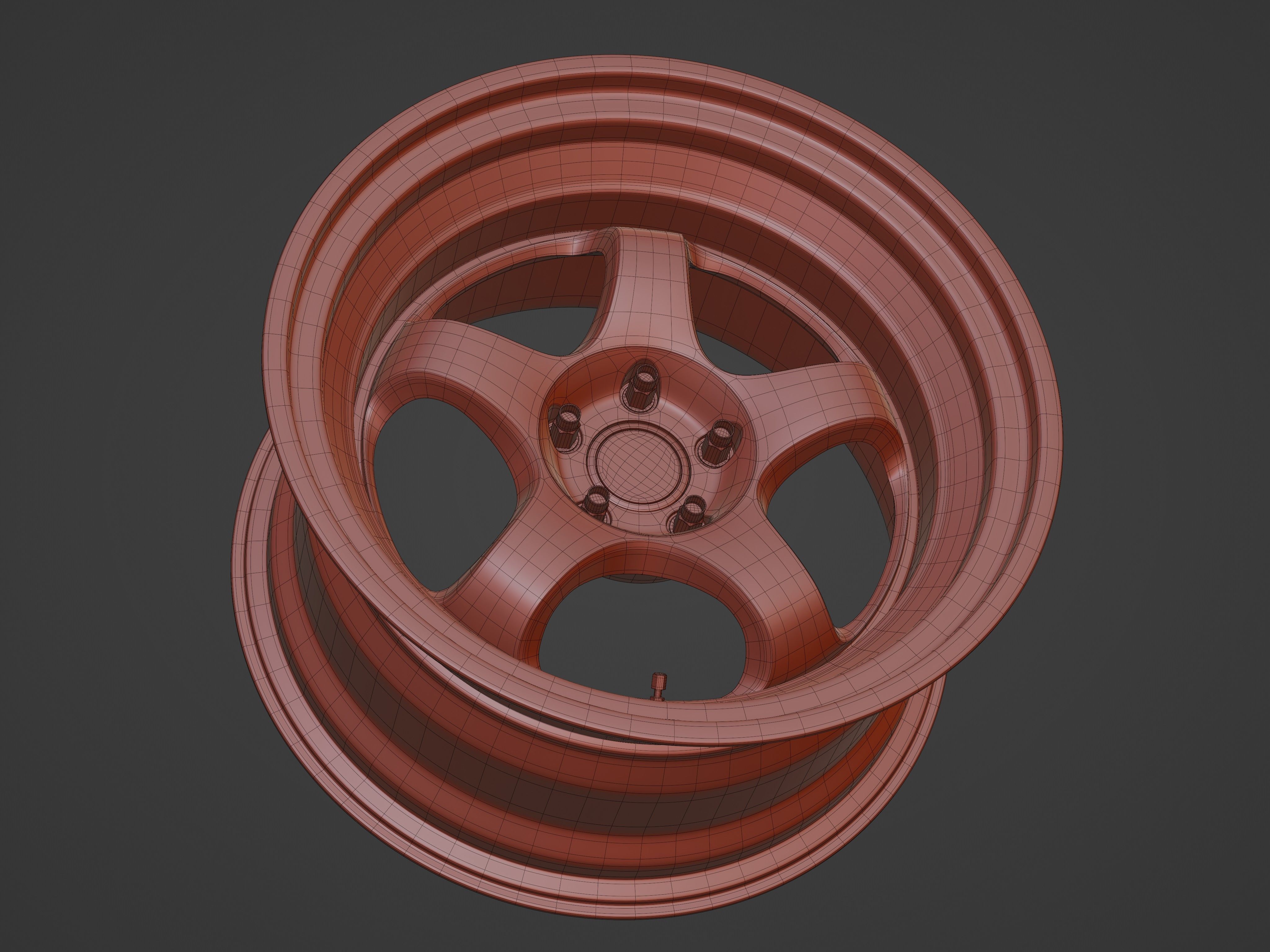 Work Meister S1 2P car rim 3D model | CGTrader