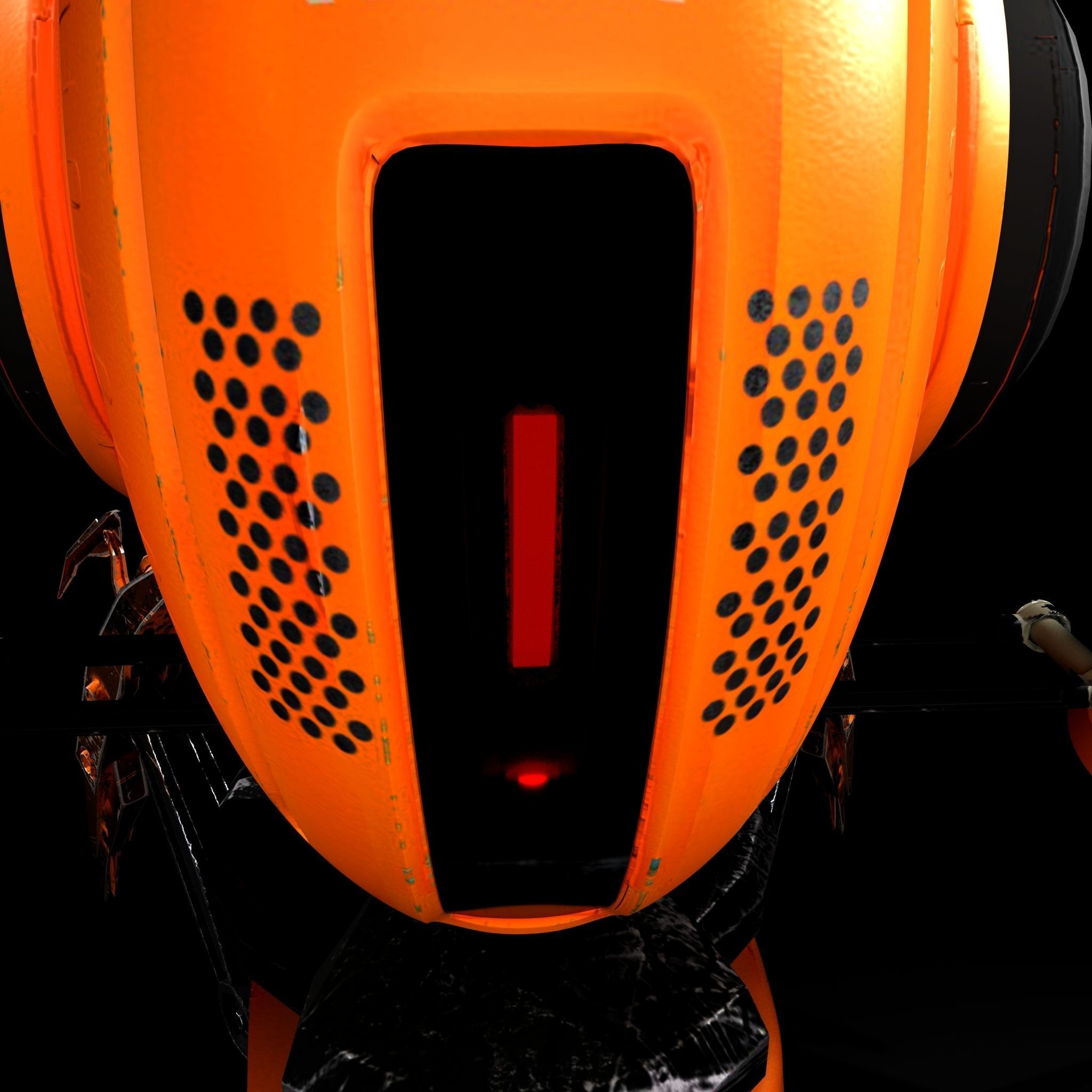 SPIDER BOT ARMOURED 3D model rigged | CGTrader