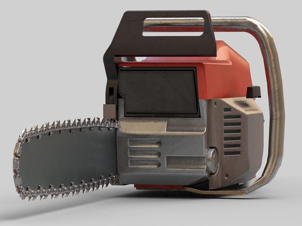 3D model Chainsaw 01 VR / AR / low-poly | CGTrader