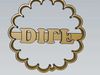 Amazing Dilf Rude Word Cookie Cutter Stamp Cake Decoration 3D model ...