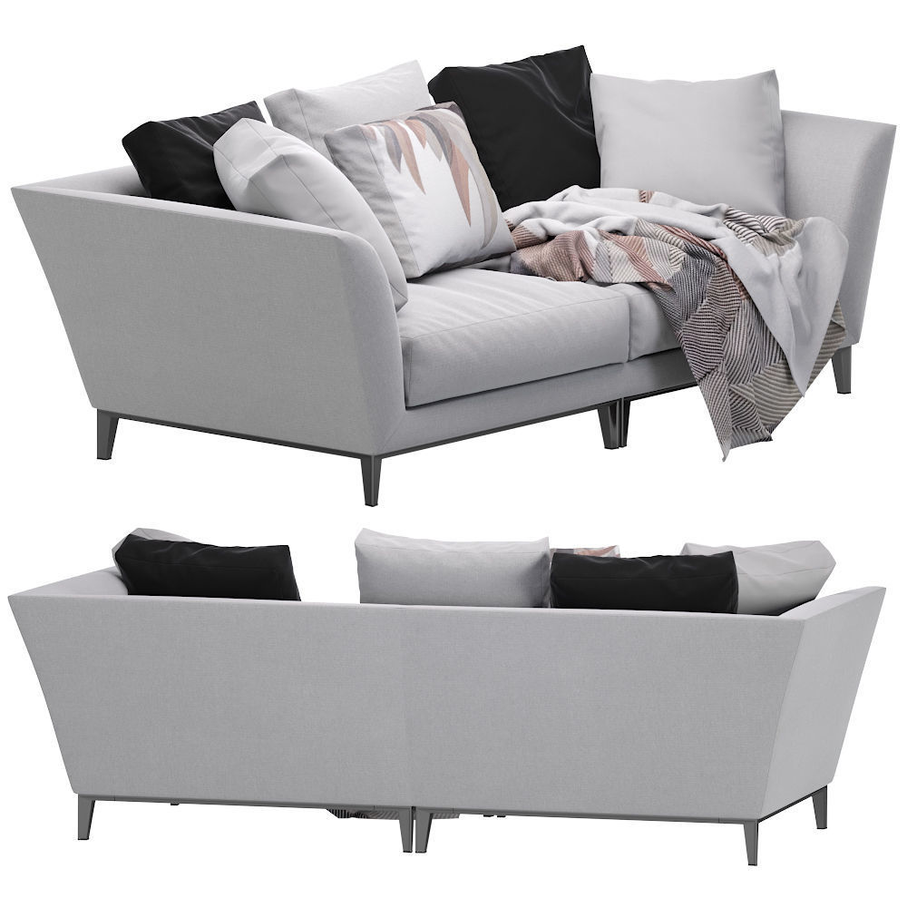 Weston Sofa Mood Collection by Flexform 3D model | CGTrader
