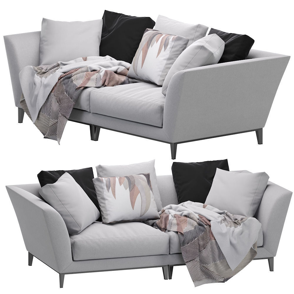 Weston Sofa Mood Collection by Flexform 3D model | CGTrader