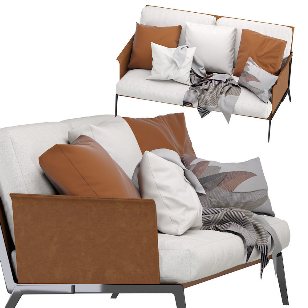 Sofa Happy hour Flexform 3D model | CGTrader